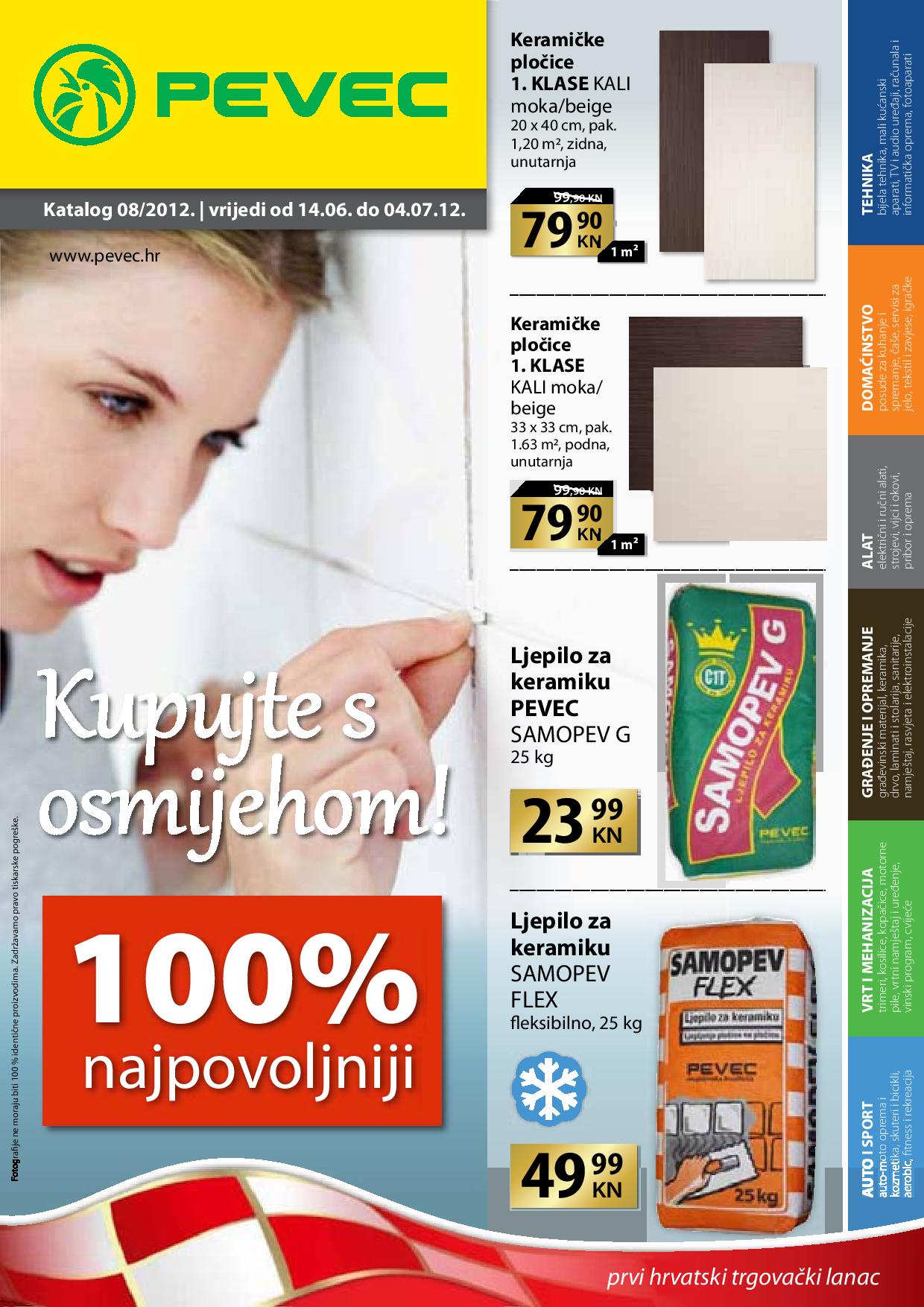 Pevec katalog 8 2012