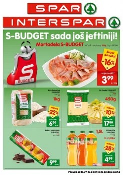 Interspar Spar katalog SBudget
