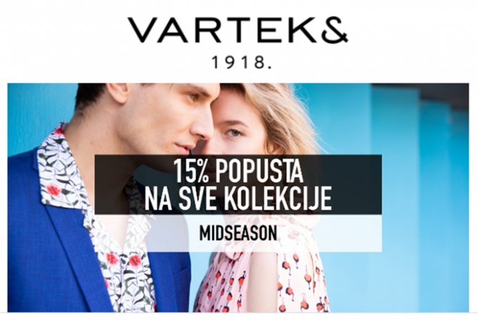 Varteks webshop akcija 15% na sve kolekcije