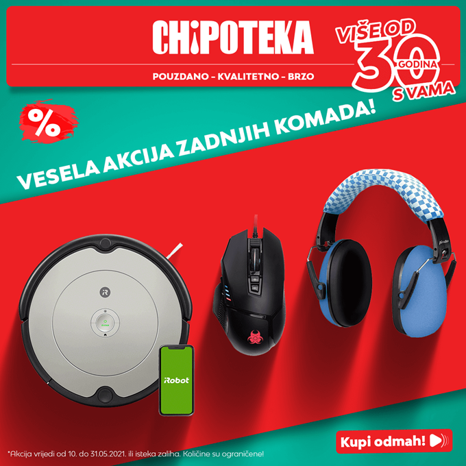 Chipoteka webshop akcija Zadnji komadi