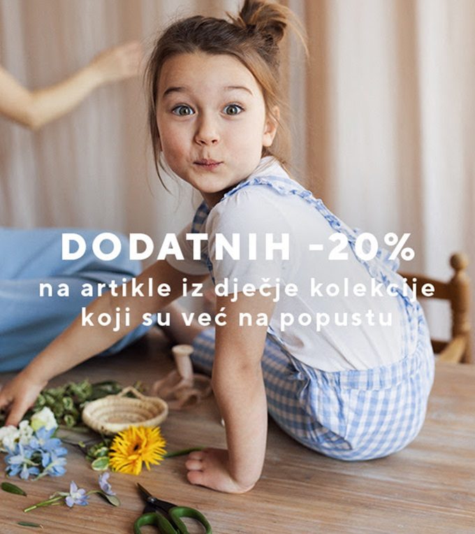 Reserved webshop akcija dodatnih 20 posto na dječju kolekciju