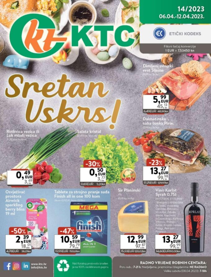 KTC katalog prehrana Uskrs 2023