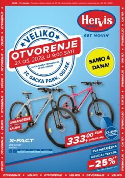 Hervis katalog Osijek Gacka otvorenje
