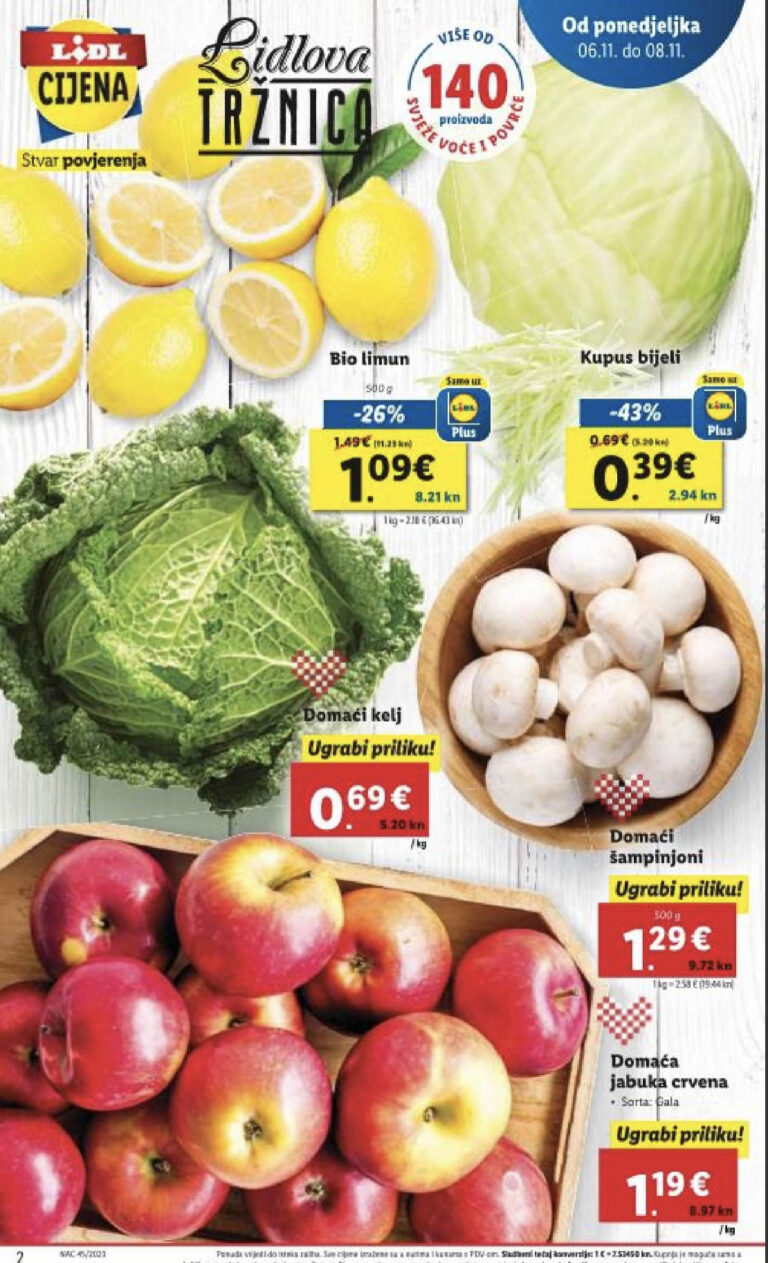 Lidl akcija za početak tjedna do 08.11.