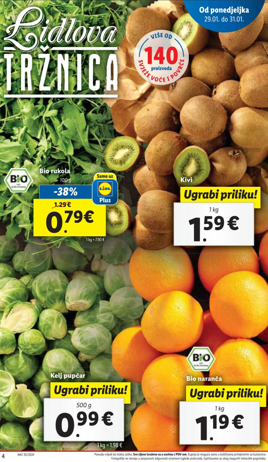 Lidl akcija za početak tjedna do 31.01.