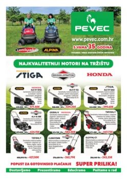 Pevec katalog Vrtni program