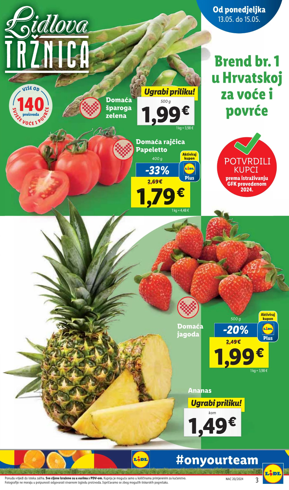 Lidl akcija za početak tjedna do 15.5.