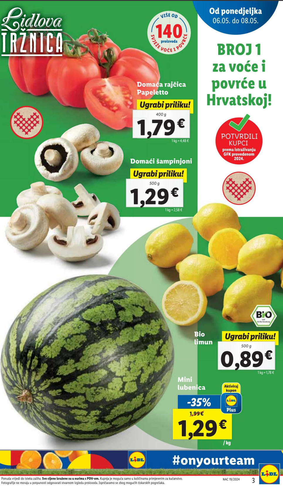 Lidl akcija za početak tjedna do 8.5.