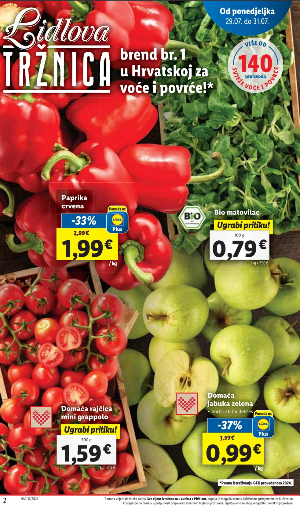 Lidl akcija za početak tjedna do 31.7.