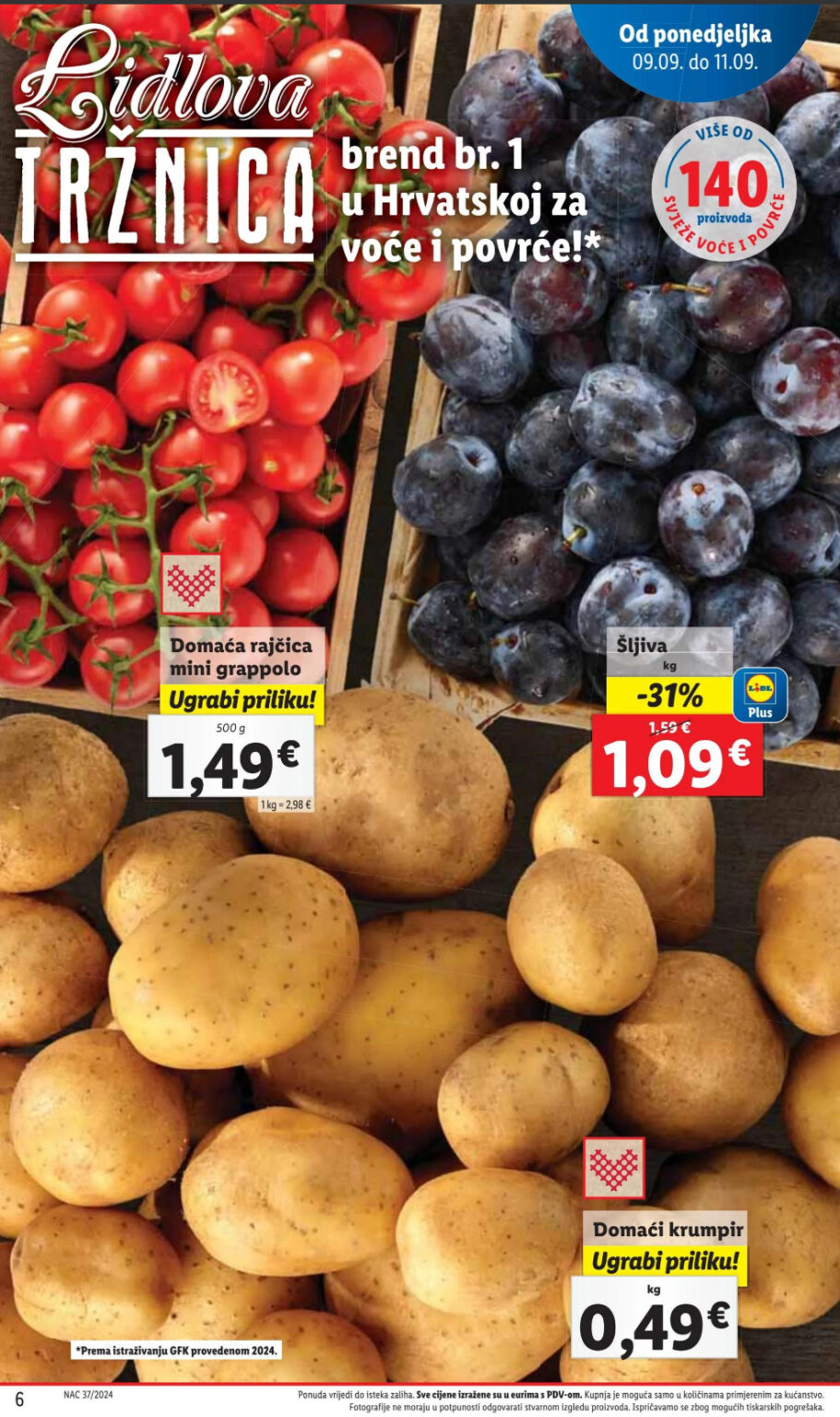 Lidl akcija za početak tjedna do 11.09.