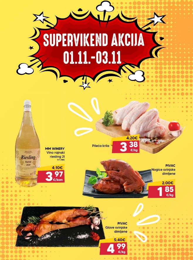 Pivac vikend akcija do 3.11.