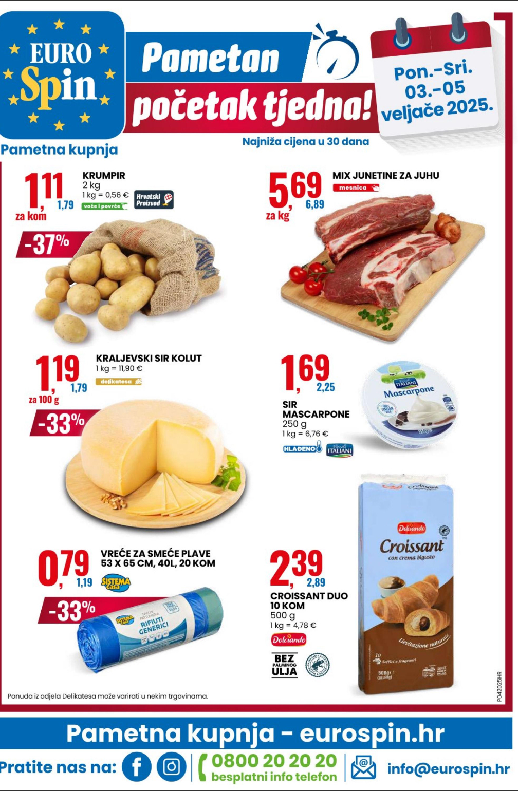 Eurospin akcija za početak tjedna do 05.02.