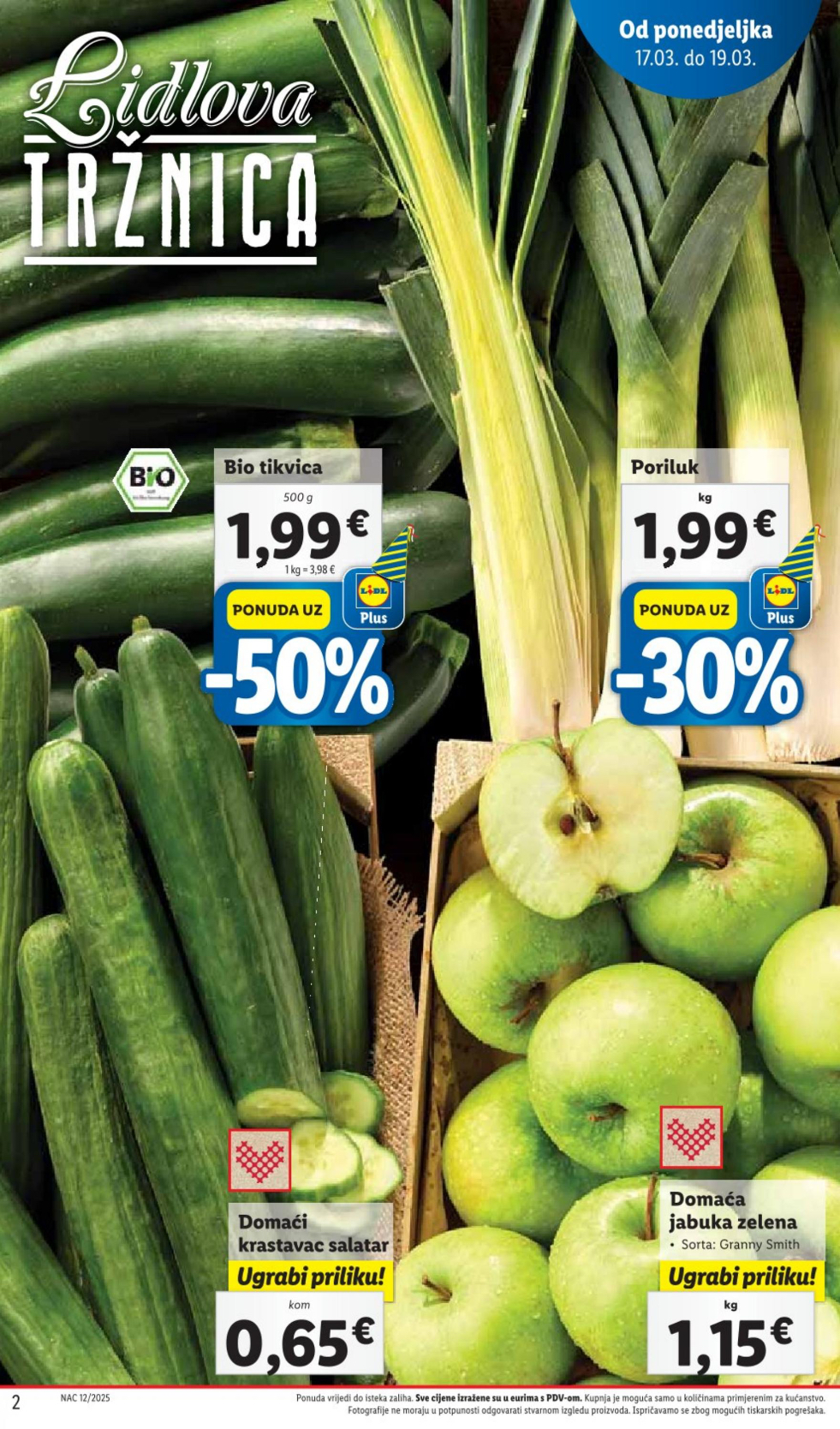 Lidl akcija za početak tjedna do 19.03.
