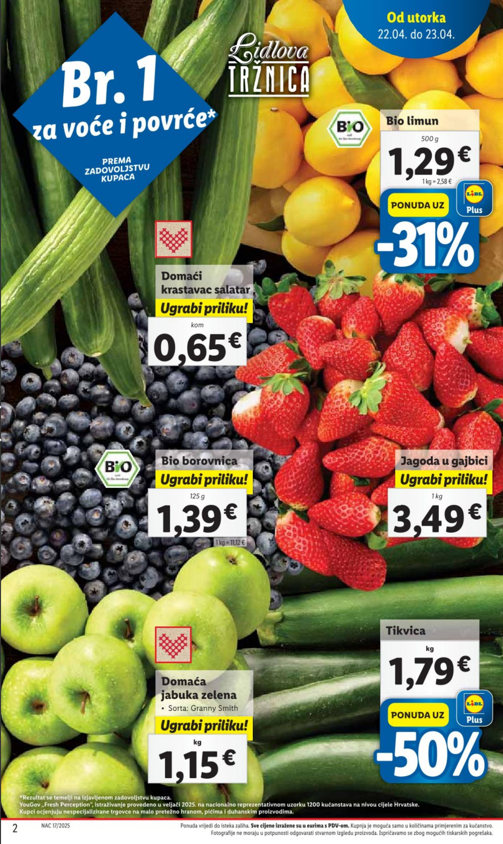 Lidl akcija za početak tjedna do 23.04.