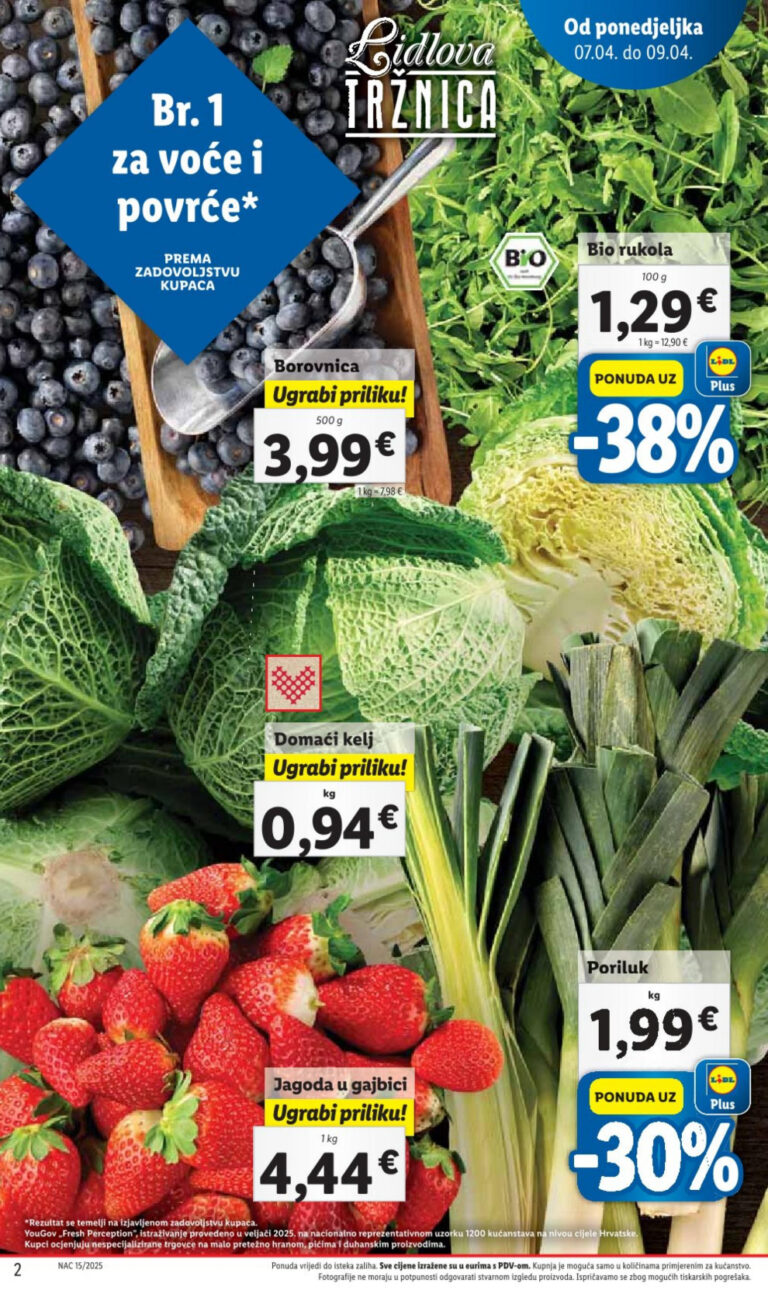 Lidl akcija za početak tjedna do 09.04.