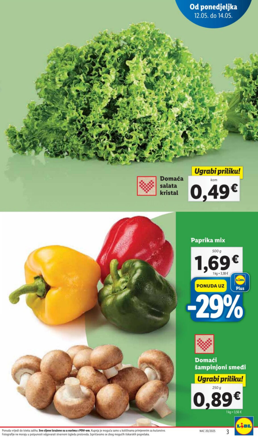 Lidl akcija za početak tjedna do 14.05.