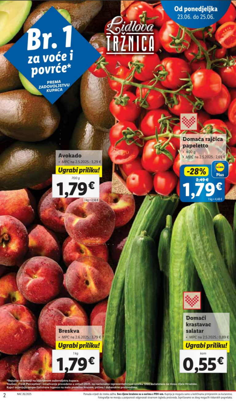 Lidl akcija za početak tjedna do 25.06.