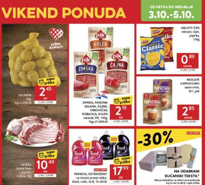 Konzum vikend akcija do 5.10.