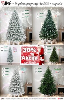 Bima katalog Akcija umjetni borovi