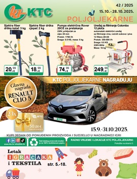 KTC katalog Poljoljekarne do 28.10.