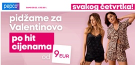 Pepco katalog Pidžame za Valentinovo