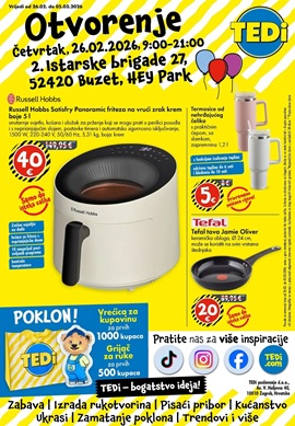 Tedi katalog Buzet otvorenje