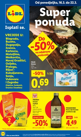 Lidl katalog Super ponuda do 22.3.