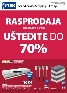 JYSK katalog Rasprodaja do -70%